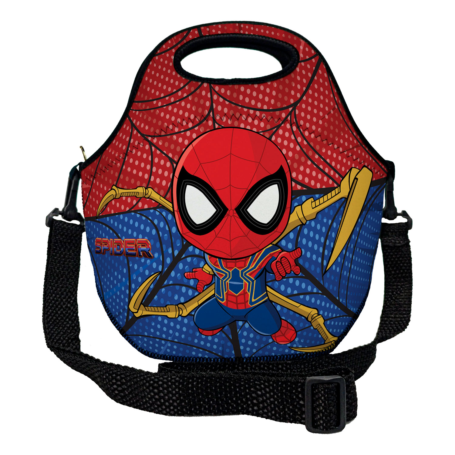 Lancheira Térmica em Neoprene – ISOPRENE – Menino Aranha – Loja ...